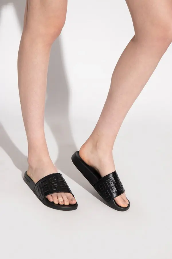 Givenchy 4g Embossed Logo Slip-on Sandals