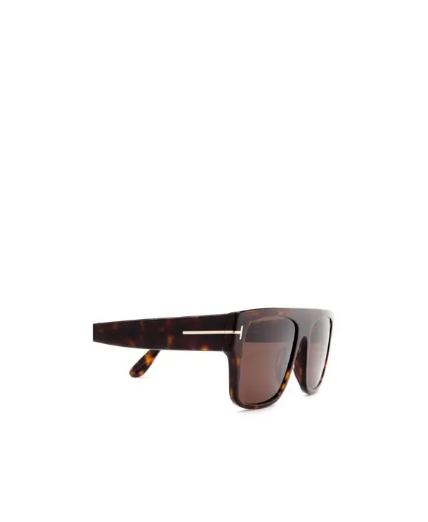TOM FORD Dunning Square Frame Sunglasses - Brown
