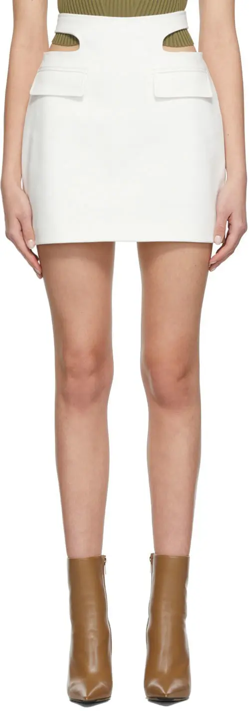DION LEE Y-front Mini Skirt