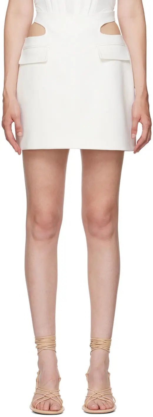 DION LEE Y-front Mini Skirt