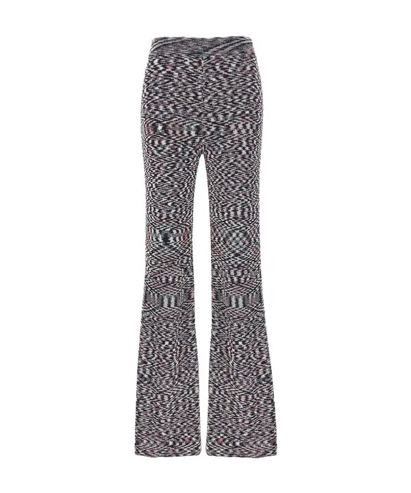 Missoni Space Printed Flared Trousers - Gray