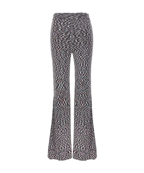 Missoni Space Printed Flared Trousers - Gray