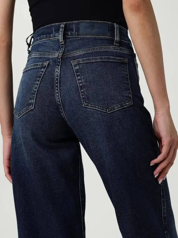 7 For All Mankind Lotta Wide-leg Jeans - Blue