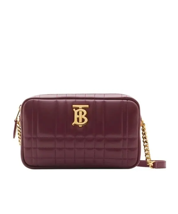Burberry Lola Small Shoulder Bag - Dark Garnet