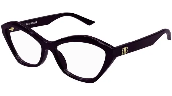 Balenciaga Cat-eye Frame Glasses - Black