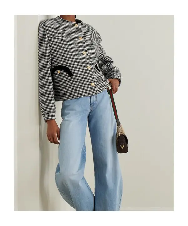 BLAZÉ MILANO Houndstooth Jacket - Black