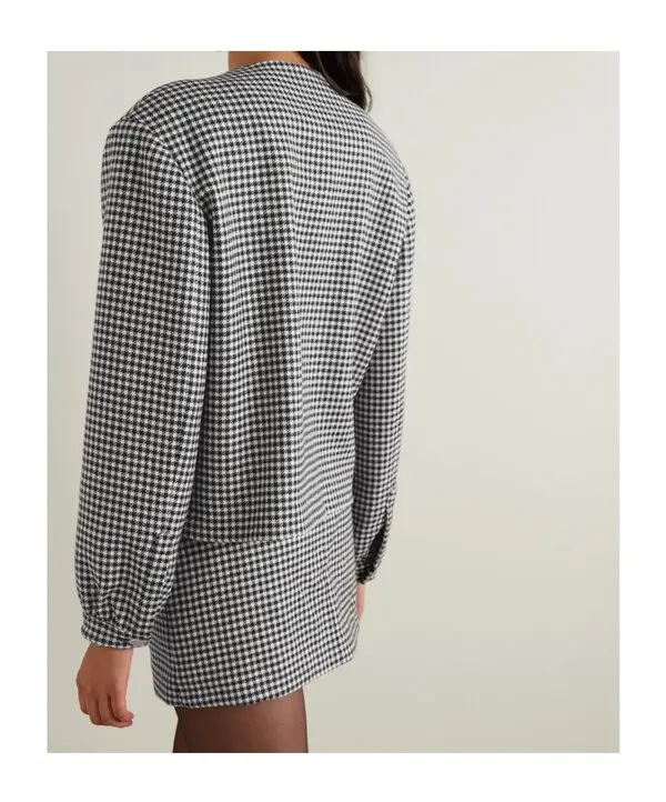 BLAZÉ MILANO Houndstooth Jacket - Black