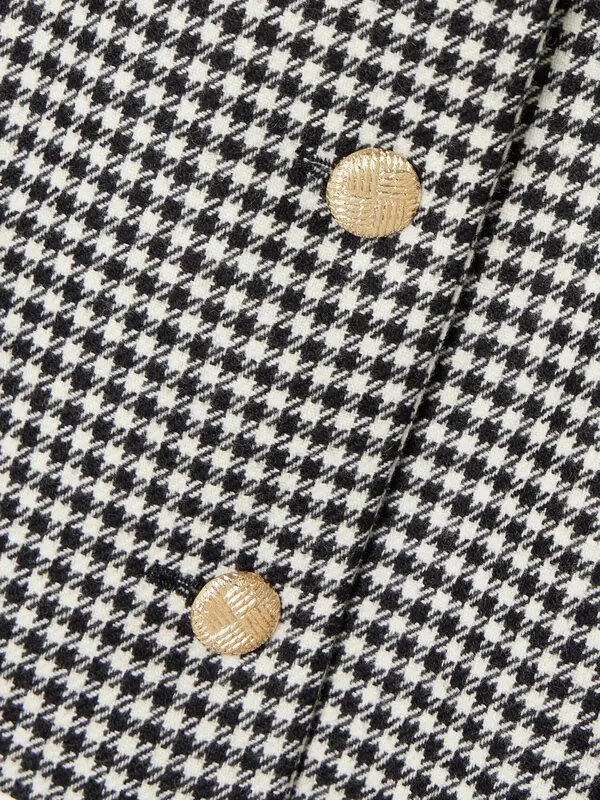 BLAZÉ MILANO Houndstooth Jacket - Black