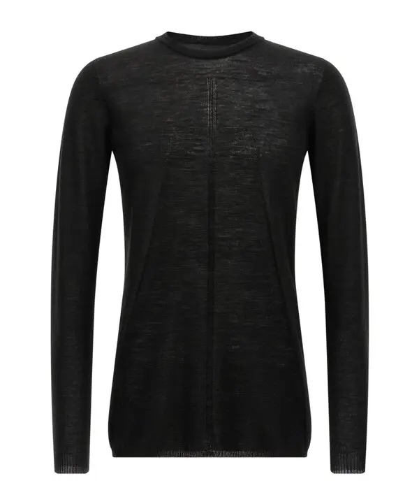 Rick Owens Long Sleeve Crewneck Jumper - Black
