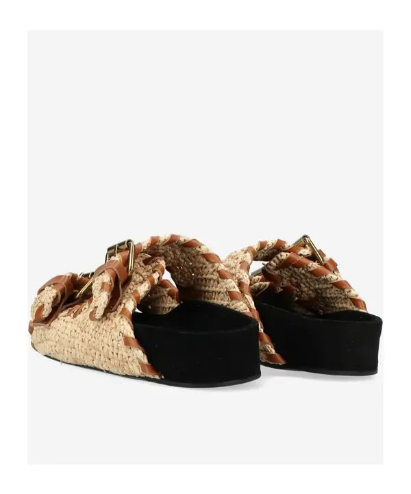 Isabel Marant Étoile Woven Strap Sandals - Brown