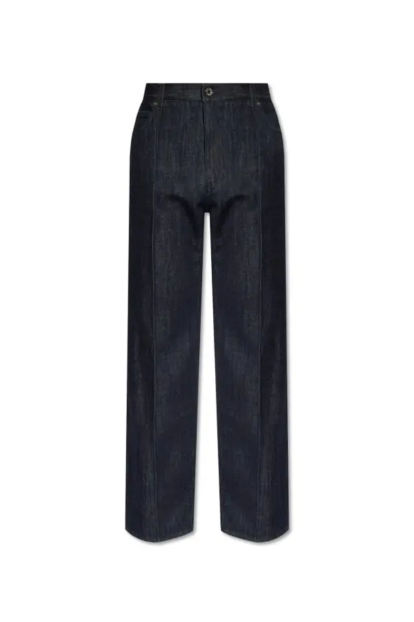 Dolce & Gabbana Logo Plaque Straight-leg Jeans