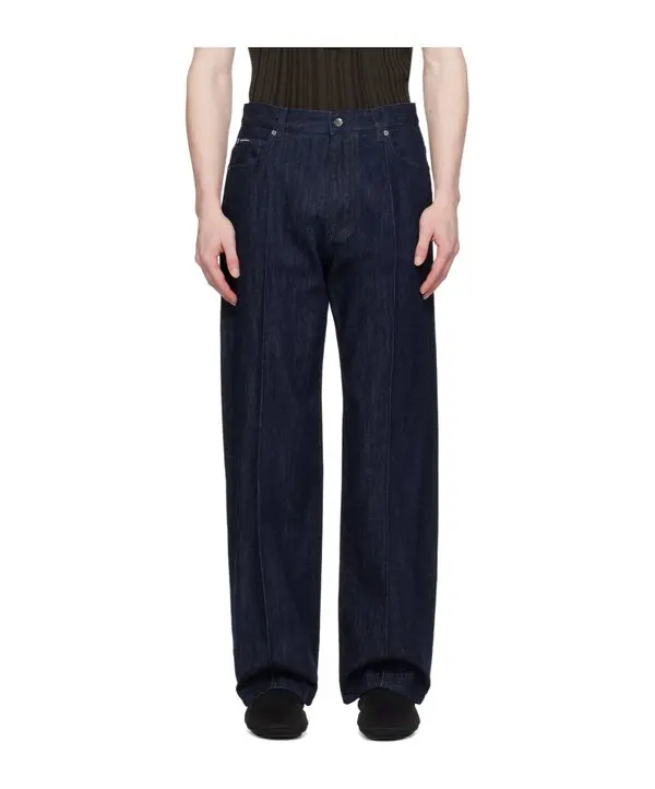 Dolce & Gabbana Logo Plaque Straight-leg Jeans