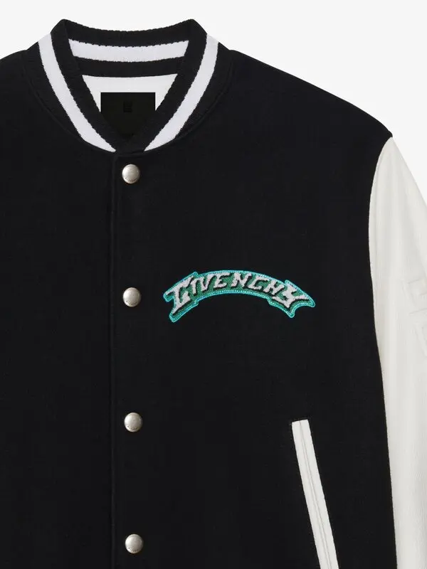 Givenchy Logo Patch Varsity Jacket