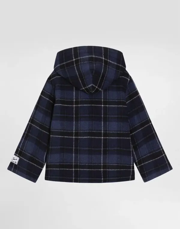 Dolce & Gabbana Checked Hooded Jacket