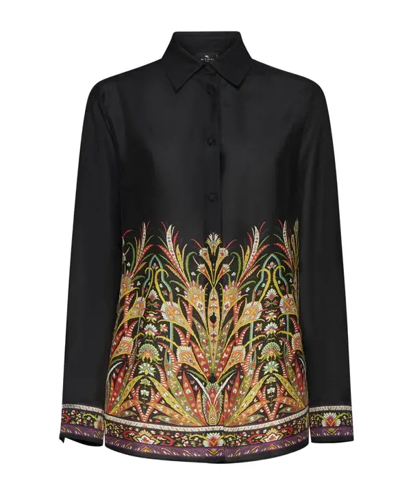 Etro Paisley Print Long Sleeve Shirt