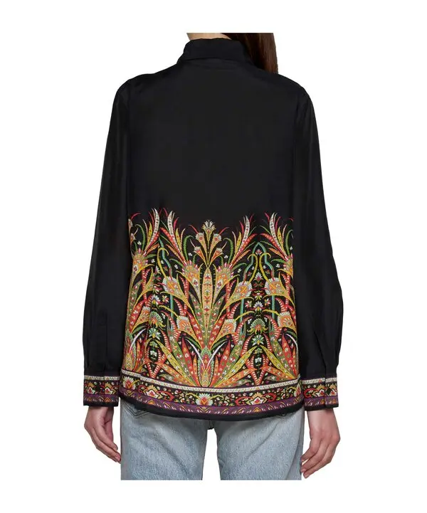 Etro Paisley Print Long Sleeve Shirt