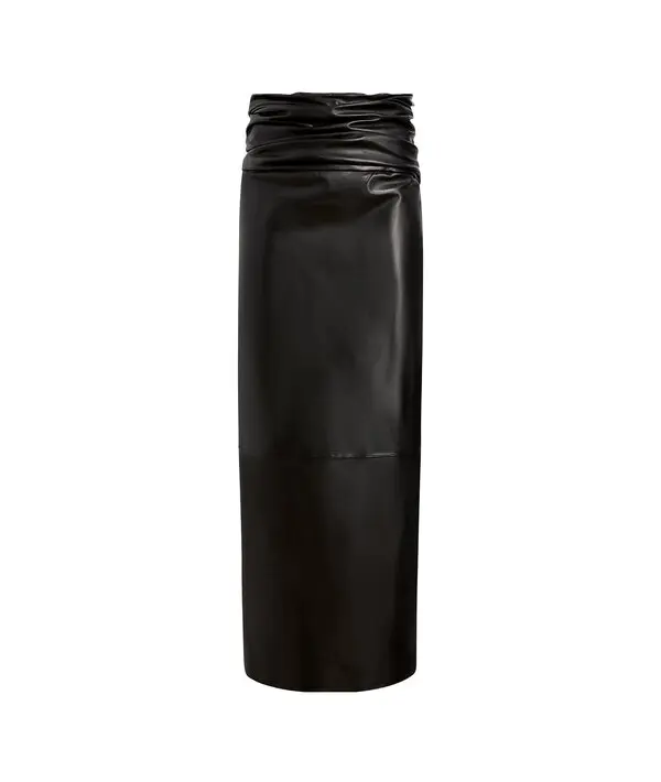 Khaite Pleated Detail Skirt