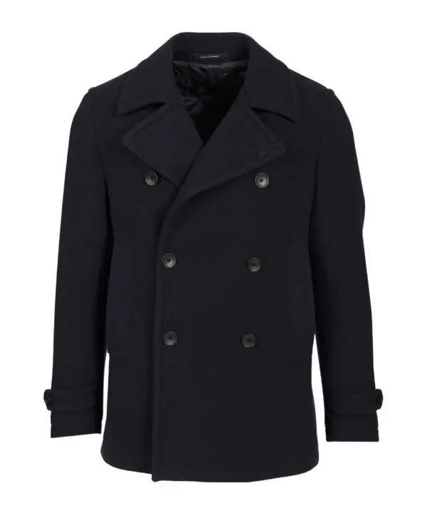 Tagliatore Double Breasted Jacket - Blue