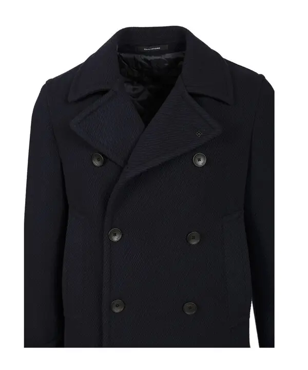 Tagliatore Double Breasted Jacket - Blue