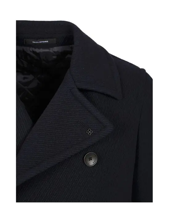 Tagliatore Double Breasted Jacket - Blue