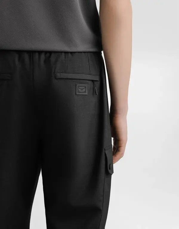 Dolce & Gabbana Wool Blend Cargo Trousers