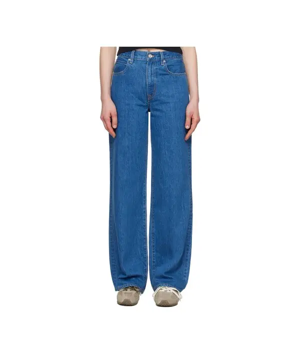 SLVRLAKE High Waisted Jeans - Blue