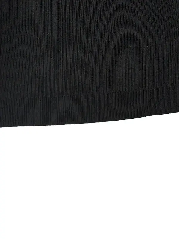 Alessandra Rich Bow Detail Ruffled T-shirt