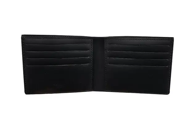 Goyard Pattern Wallet - Black