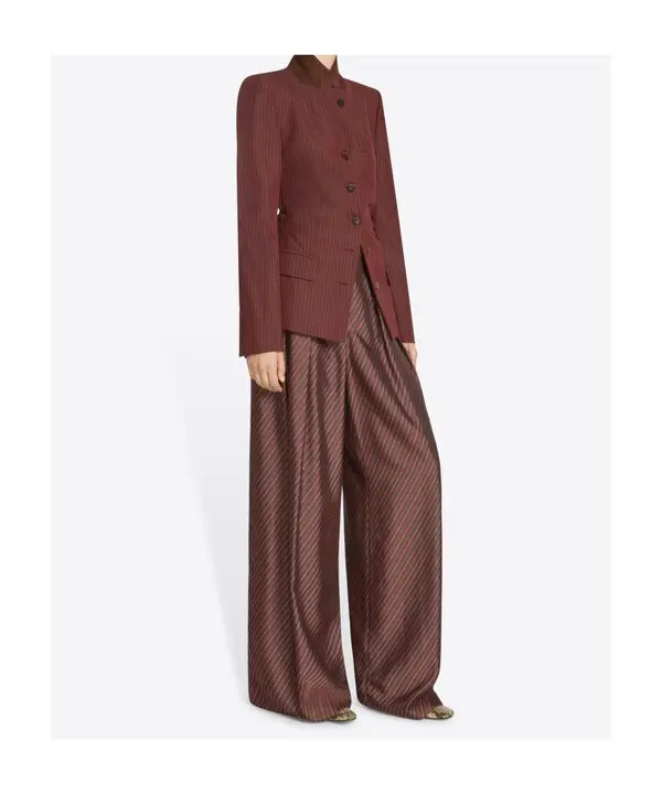 Dries Van Noten Striped Wool Blazer