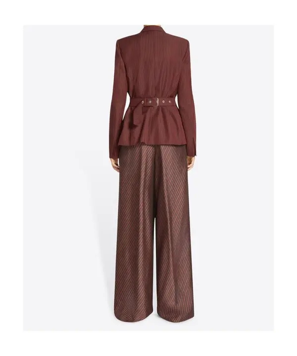 Dries Van Noten Striped Wool Blazer