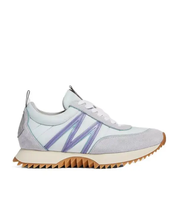 Moncler Lace-up Trainers - White