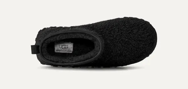UGG Classic Ultra Mini Wrap Textured Sole Boots - Black