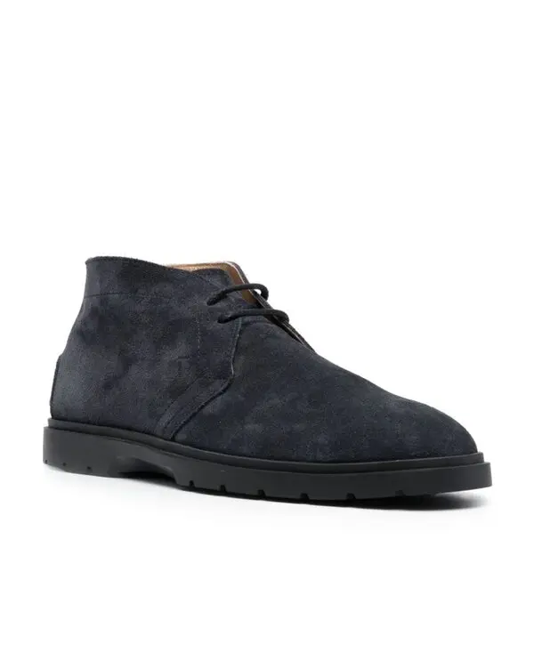 TOD'S Lace-up Desert Boots - Black