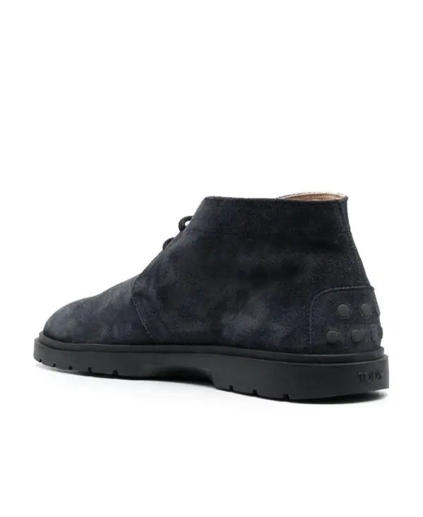 TOD'S Lace-up Desert Boots - Black