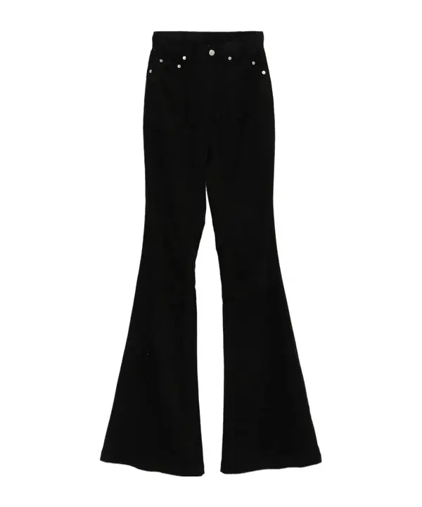 Rick Owens Flared Jeans - Black