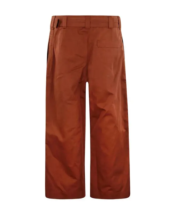 LEMAIRE Cropped Belted Wide-leg Pants