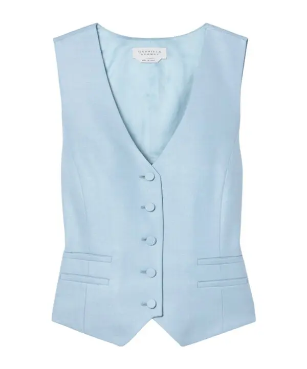 Gabriela Hearst Coleridge Vest - Blue