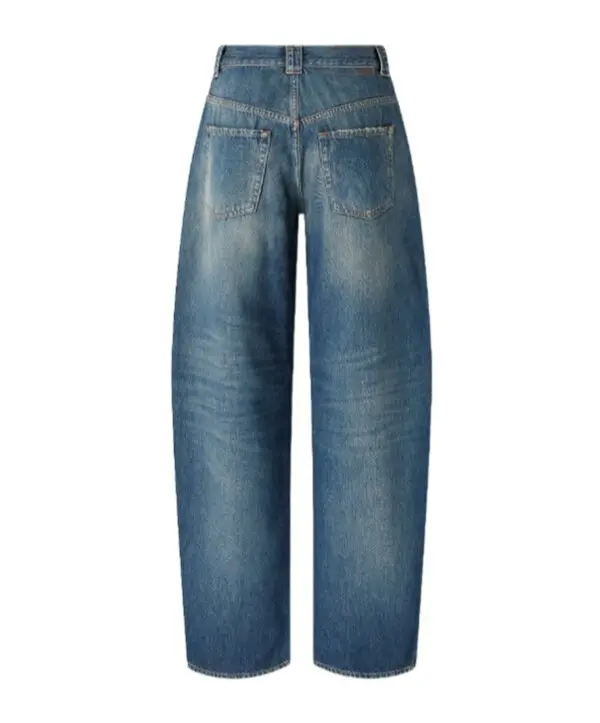 Pinko Wide Leg Distressed Jeans
