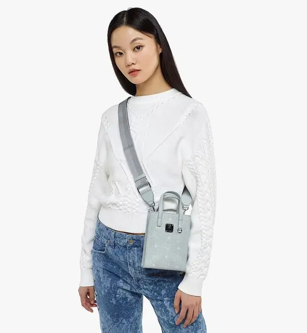 Mcm Aren Visetos Shoulder Bag