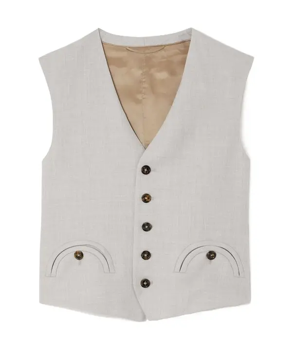 BLAZÉ MILANO Sleeveless V-neck Vest