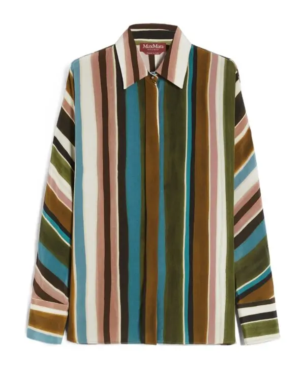 Max Mara Arpe Striped Shirt - Ivory