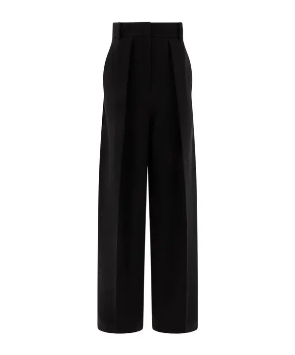 Khaite High-waisted Pleated Trousers - No