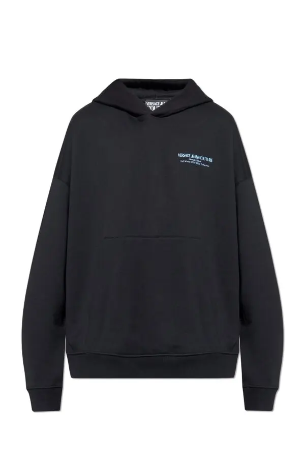 Versace Logo Printed Hoodie