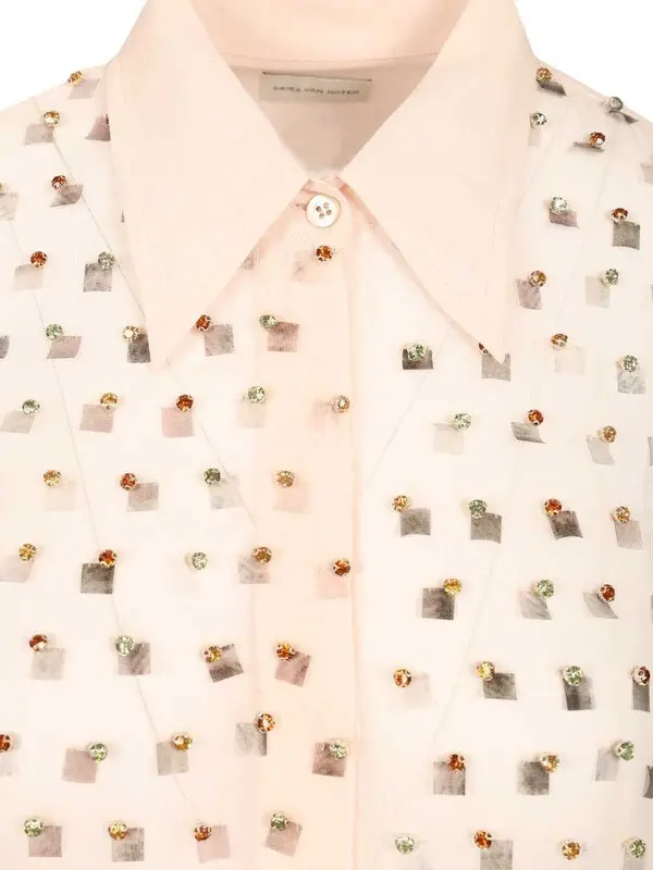 Dries Van Noten Embellished Printed Shirt