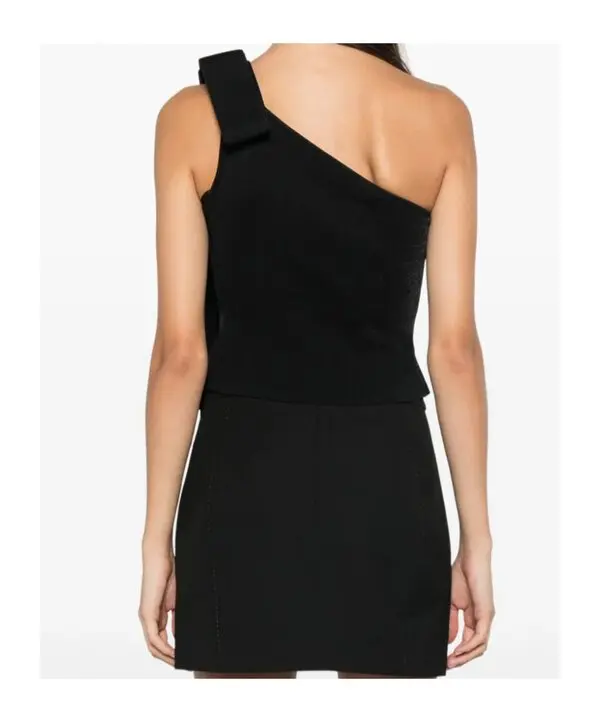 Cult Gaia Nomi Asymmetrical Knit Top