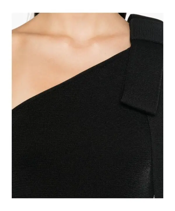 Cult Gaia Nomi Asymmetrical Knit Top