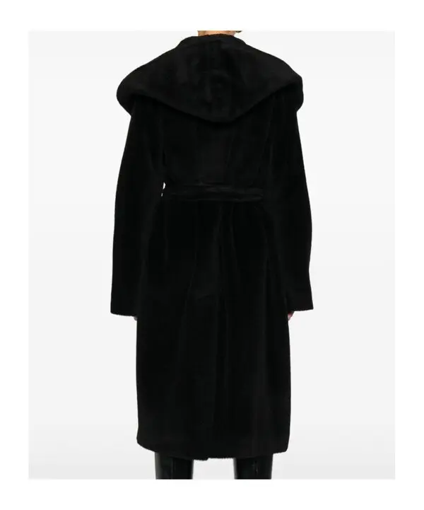 Tagliatore Hooded Belted Coat