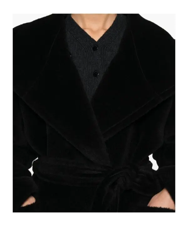 Tagliatore Hooded Belted Coat