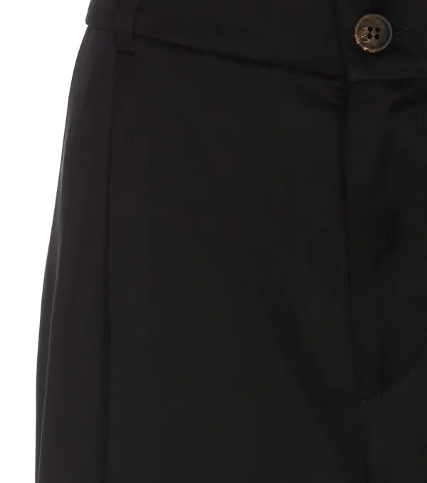 Brunello Cucinelli Knee-length Satin Shorts With Embellished Detailing