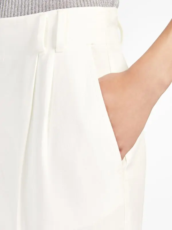 Max Mara Canvas Carrot-fit Trousers